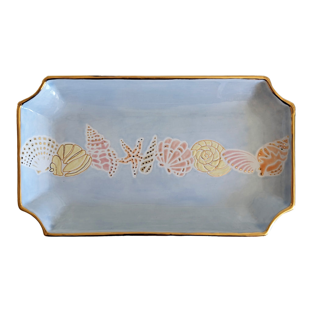 Seashell Trays with 22K Gold Accent – Lo Home