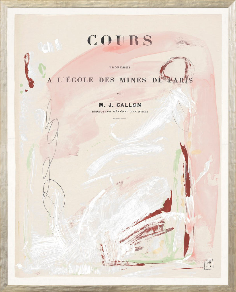 Parisian Page Print 12- Pastel Brushstrokes – Lo Home